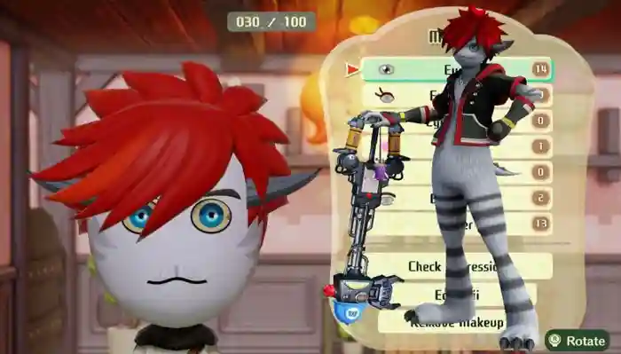 Miipedia - Monster Sora (Kingdom Hearts III)