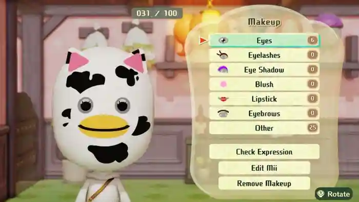 Miipedia - Peepy (Cow Pattern) itemlabel