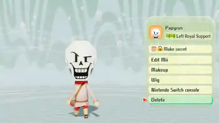 Miipedia - Papyrus (Undertale)