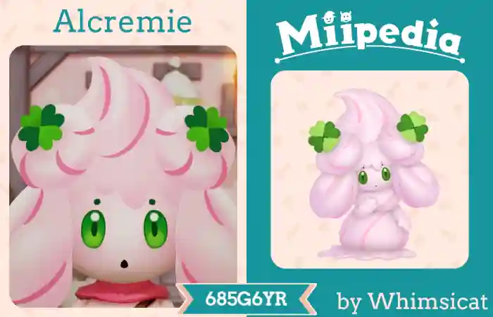 Miipedia - Alcremie - Ruby Cream, Clover Sweet (Pokémon)
