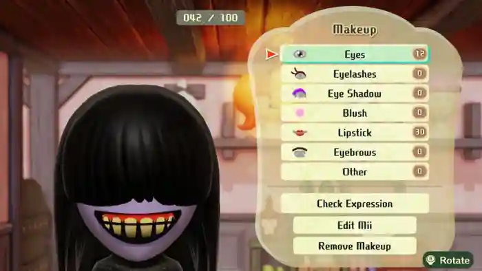 Miipedia - Scary Evil Mii (HAS EYES) (Original)